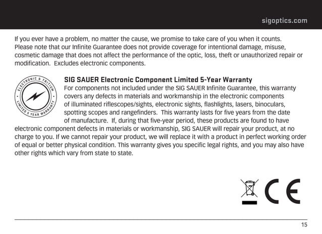 Instruction Manual | Sig Sauer Oscar3 Spotting Scope | Optics Trade | PPT
