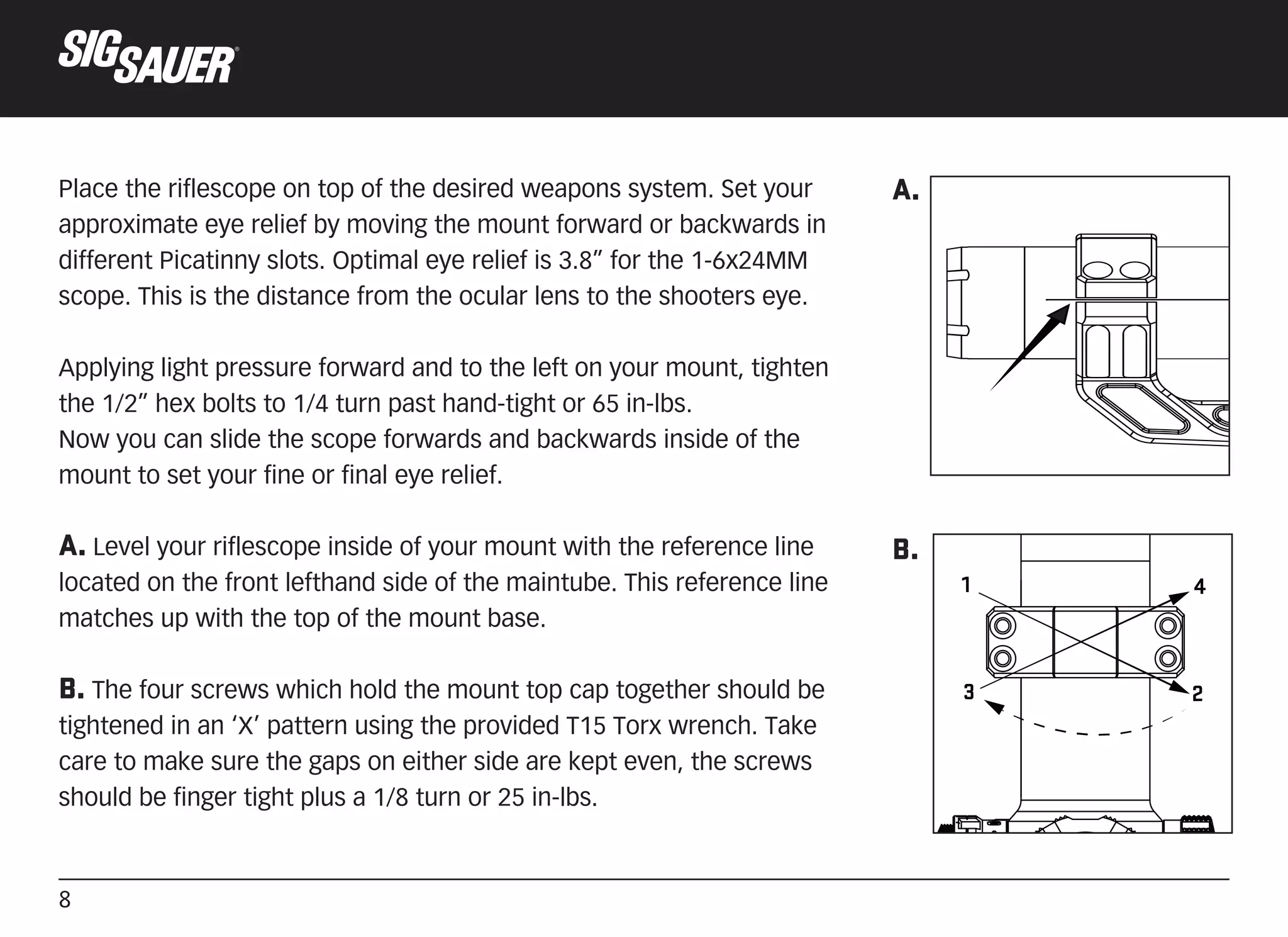 Instruction Manual | Sig Sauer Tango6T Riflescopes | Optics_Trade | PDF