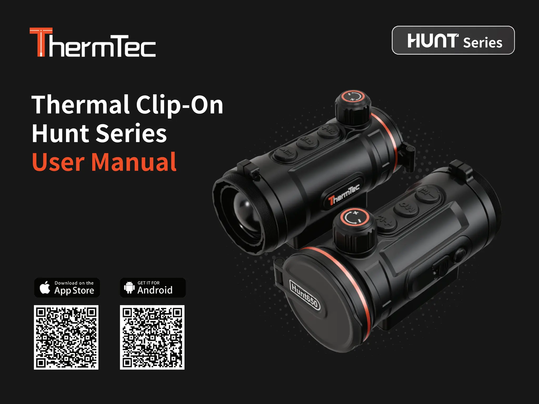 Instruction Manual | ThermTec Hunt Thermal Clip-On Series | Optics ...