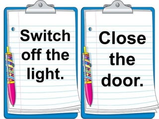 Instruction phrases let | PPTX