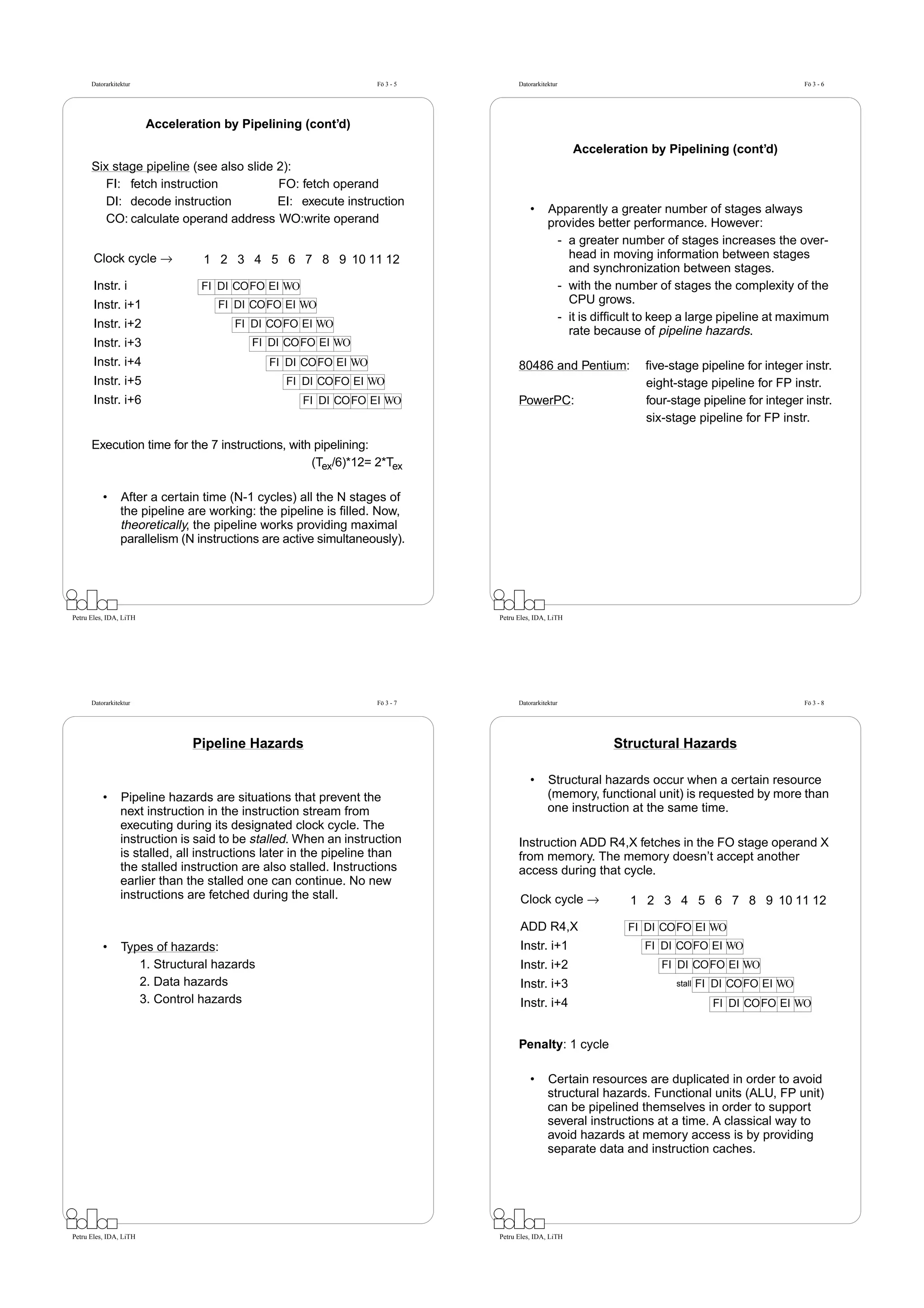 Instruction Pipeline Pdf Programming Languages Computing