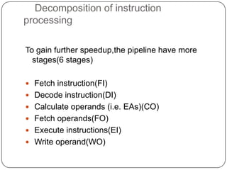 Instruction pipelining | PPTX