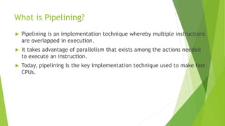 Instruction Pipelining Lecture 1 - Pipeline Basics.pdf