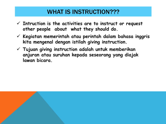 Ppt Instruction | PPTX