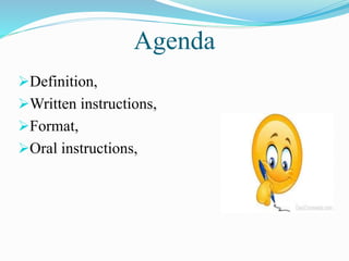 Instruction ppt | PPT