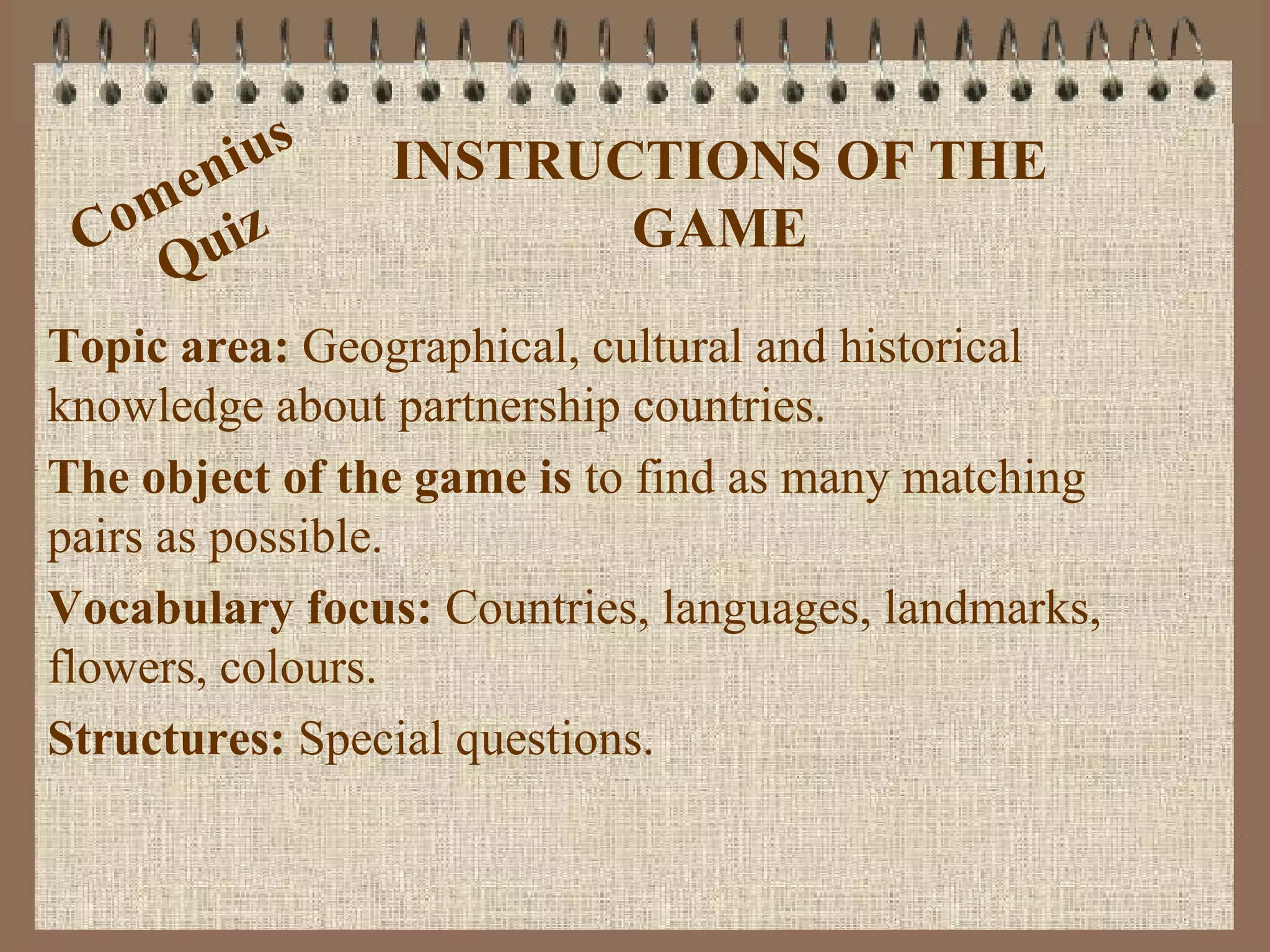 Quiz - Instructions | PPT
