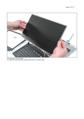 Instructions replacing-lcd-display | PDF