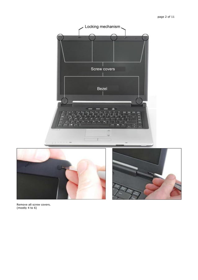 Instructions replacing-lcd-display | PDF