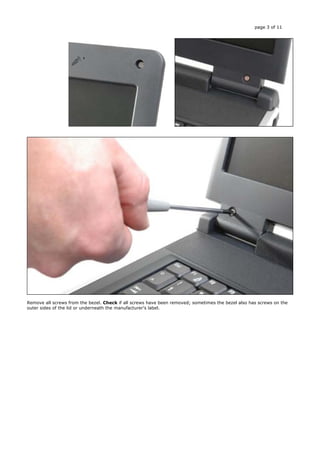 Instructions replacing-lcd-display | PDF