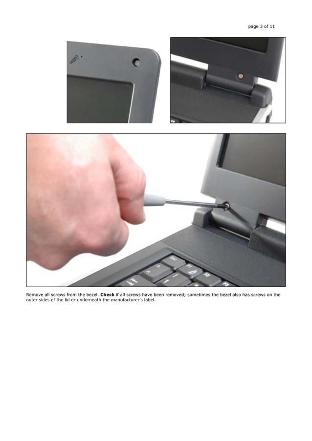 Instructions replacing-lcd-display | PDF