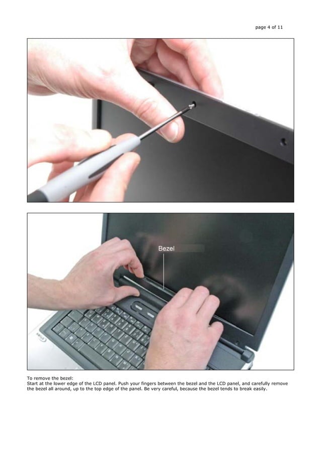 Instructions replacing-lcd-display | PDF