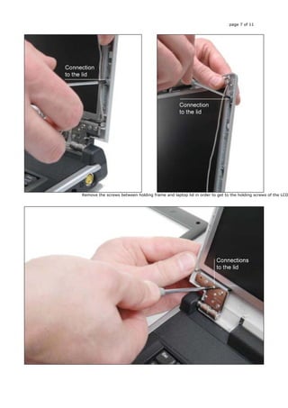 Instructions replacing-lcd-display | PDF