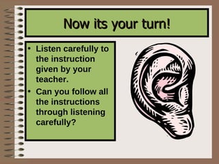 Instructions | PPT