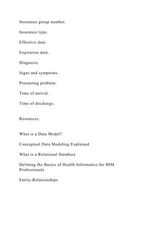 InstructionsA data model provides a view of how the data is .docx