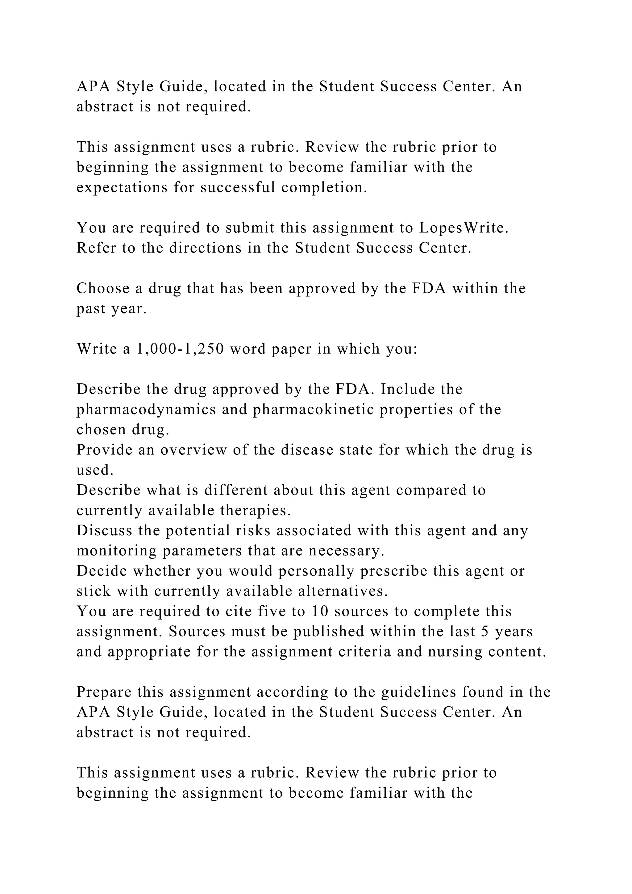 InstructionsAssignment #3 Paper This paper will summari.docx