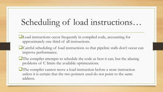 Instruction scheduling | PPTX