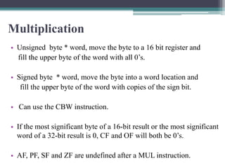 8086 Instruction set | PPTX