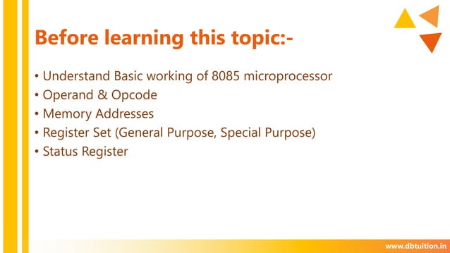 Addressing Modes of 8085 Microprocessor | PPTX