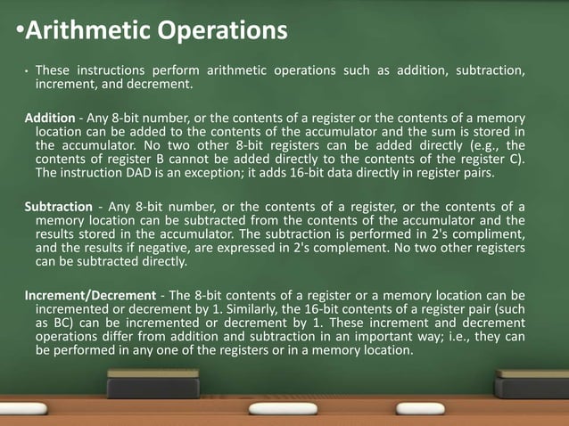 Instruction set 8085 | PPTX | Programming Languages | Computing