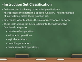 Instruction set 8085 | PPTX