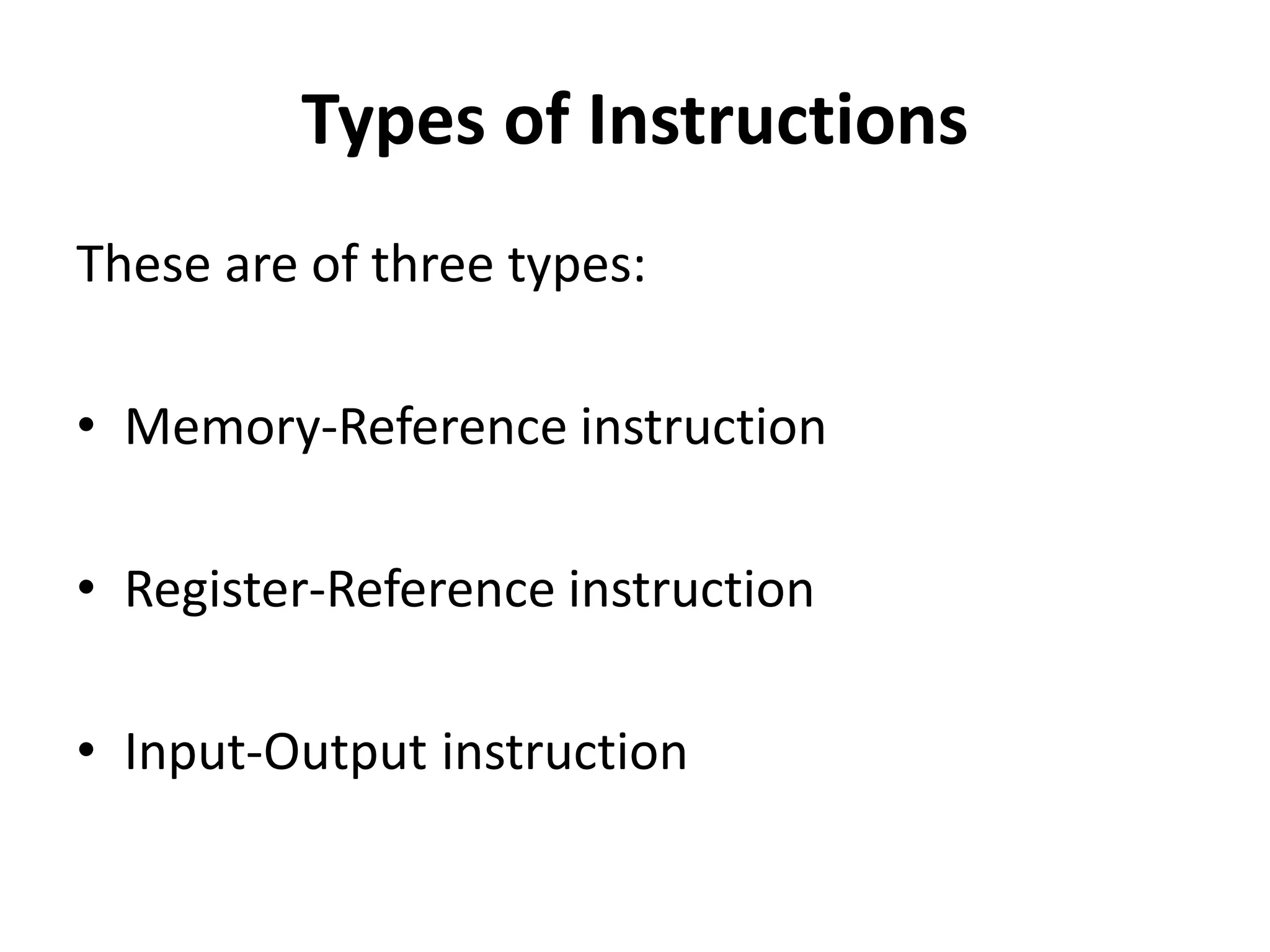 Instruction set and instruction execution cycle | PPTX | Computing | Technology & Computing