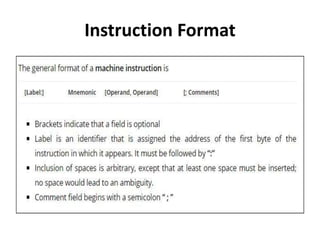 Instruction set and instruction execution cycle | PPTX | Computing | Technology & Computing
