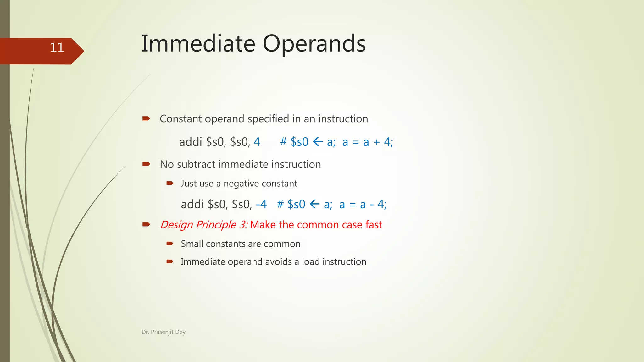 Instruction Set Architecture: MIPS | PPTX