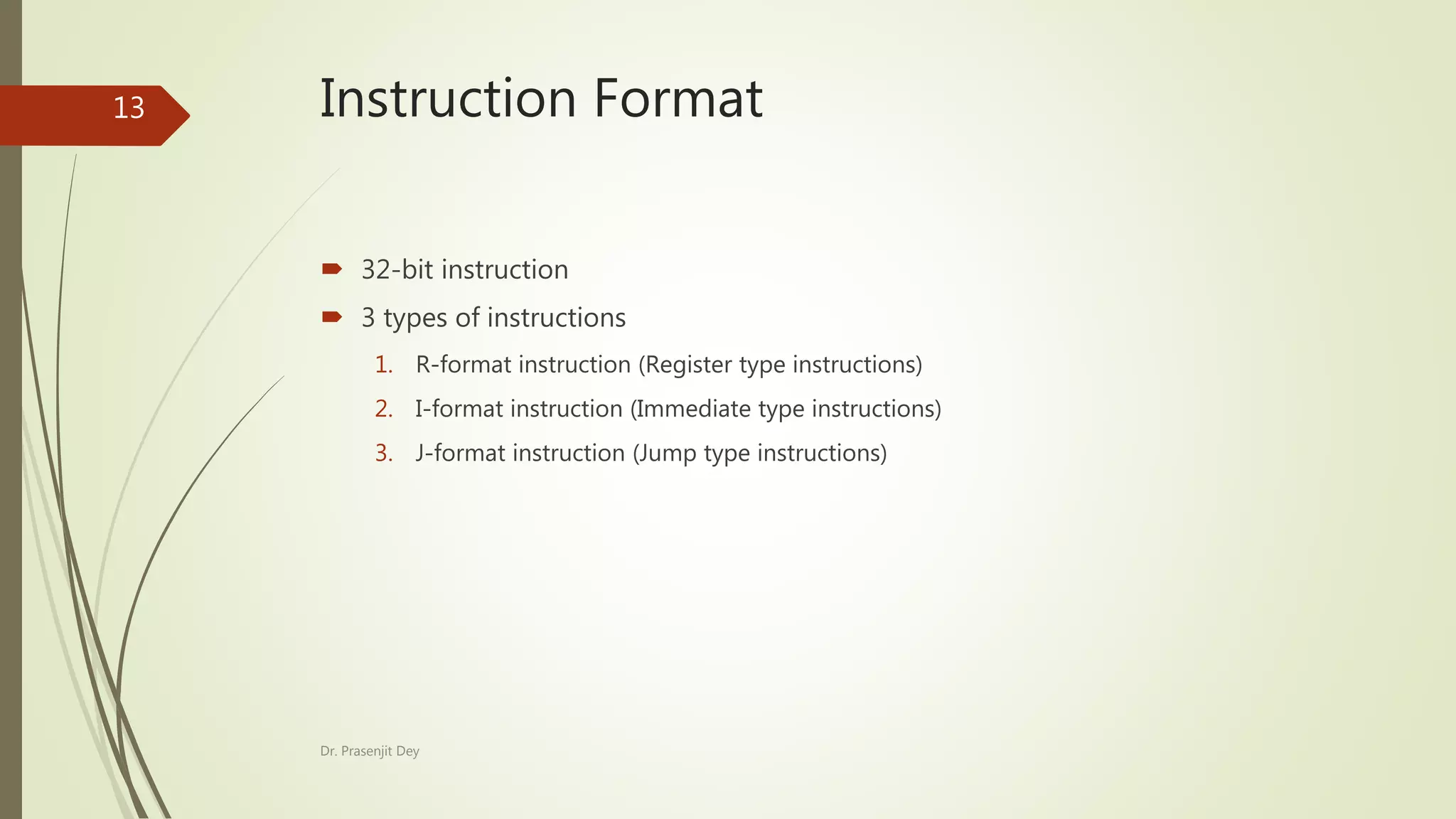Instruction Set Architecture Mips Pptx Programming Languages