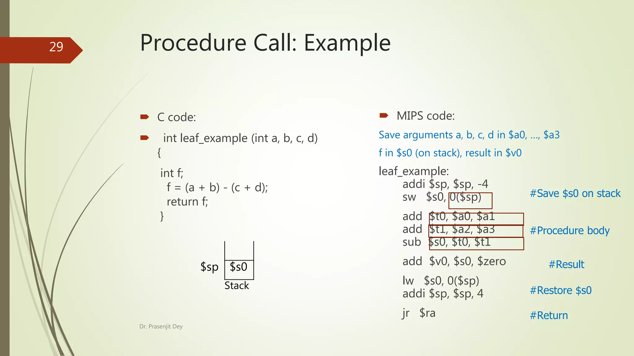 Instruction Set Architecture Mips Pptx Programming Languages