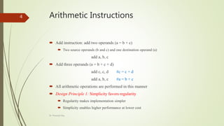 Instruction Set Architecture: MIPS | PPTX | Programming Languages | Computing