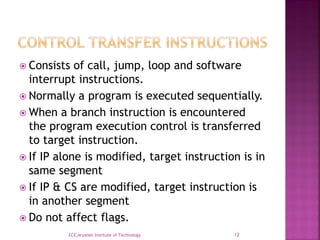 Instruction set of 8086 | PDF