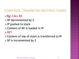 Instruction set of 8086 | PDF