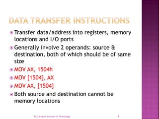 Instruction set of 8086 | PDF