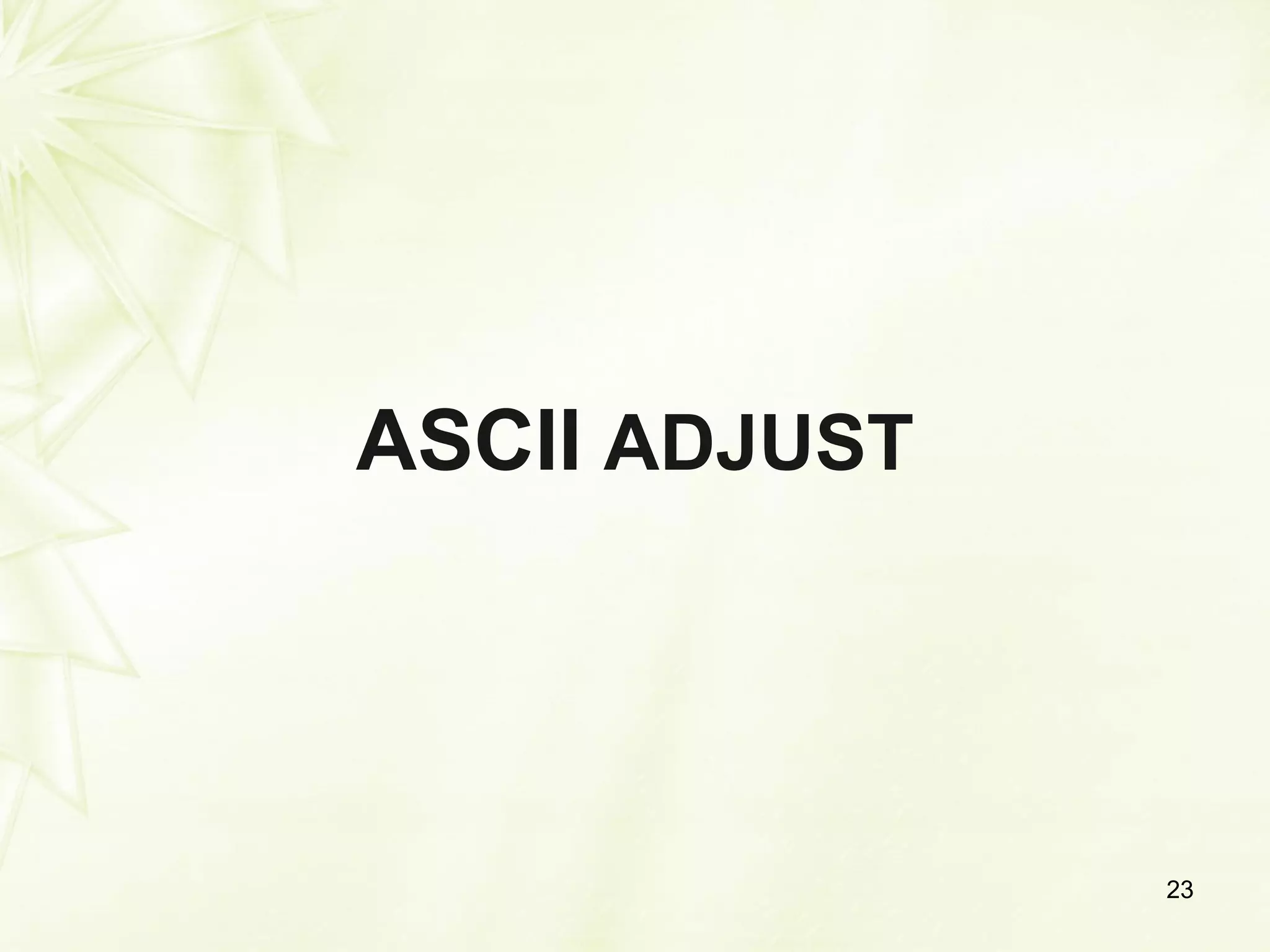 Instruction set of 8086 | PPT | Programming Languages | Computing