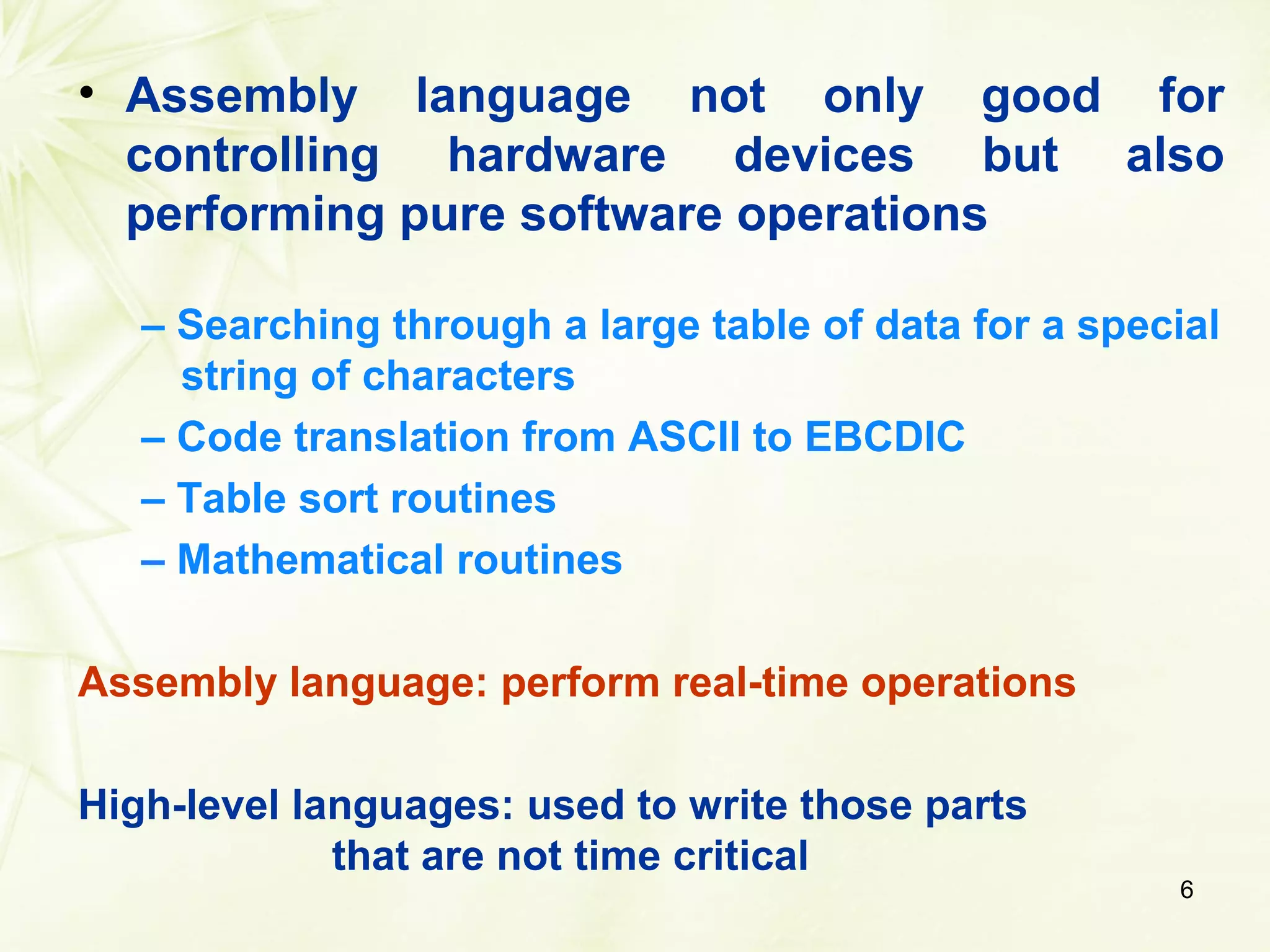 Instruction set of 8086 | PPT | Programming Languages | Computing