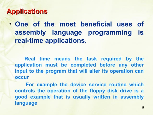 Instruction set of 8086 | PPT | Programming Languages | Computing