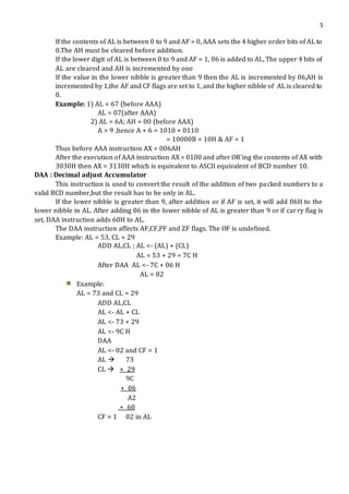 Instructionsetof8086 180224060745(3) | PDF