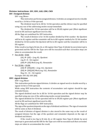 Instructionsetof8086 180224060745(3) | PDF