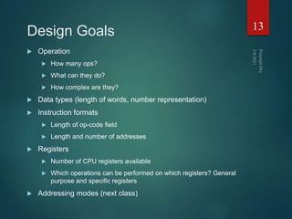 Instruction set (prasenjit dey) | PPT