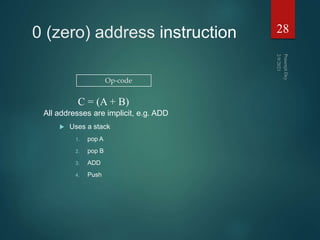 Instruction set (prasenjit dey) | PPT