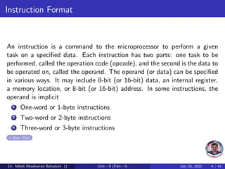 Instruction sets of microprocessor 8085 | PDF | Data Storage and Warehousing | Computing