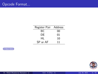 Instruction sets of microprocessor 8085 | PDF | Data Storage and Warehousing | Computing