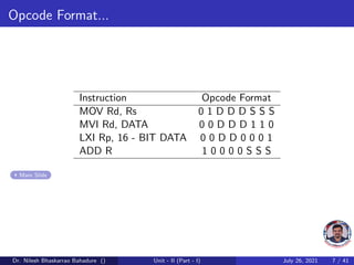 Instruction sets of microprocessor 8085 | PDF | Data Storage and Warehousing | Computing