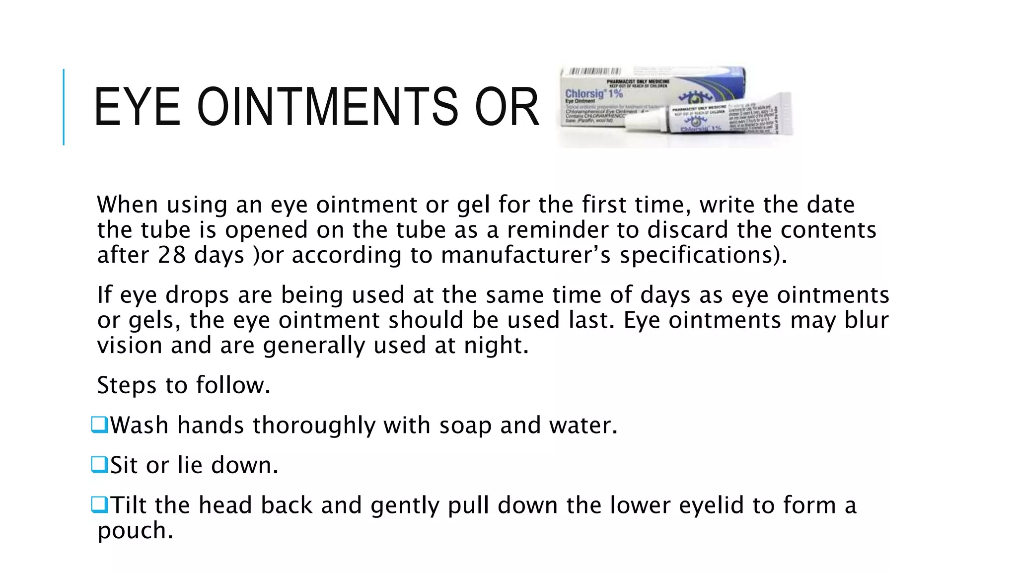 Instructions for administration of different dosage forms | PPTX