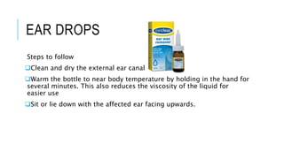 Instructions for administration of different dosage forms | PPT