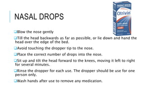 Instructions for administration of different dosage forms | PPT