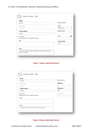 Instructions for answer versioning (aug 14) | DOCX