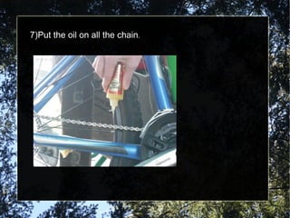 Instructions For Bike Chain Oiling | PPT