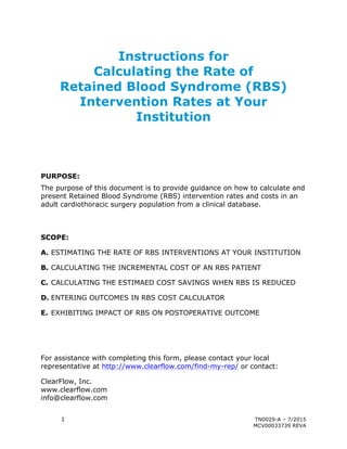 Instructions for Calculating RBS Intervention Rates | PDF