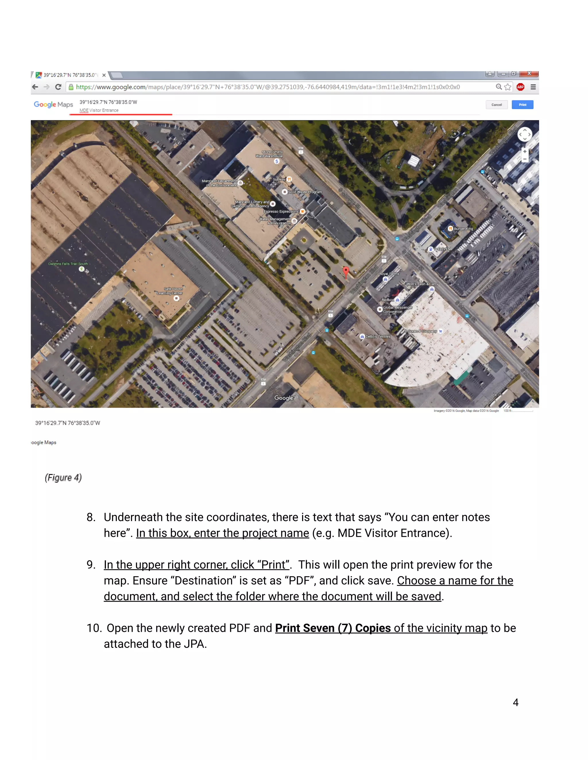 Creating a Vicinity Map With Google Maps | PDF
